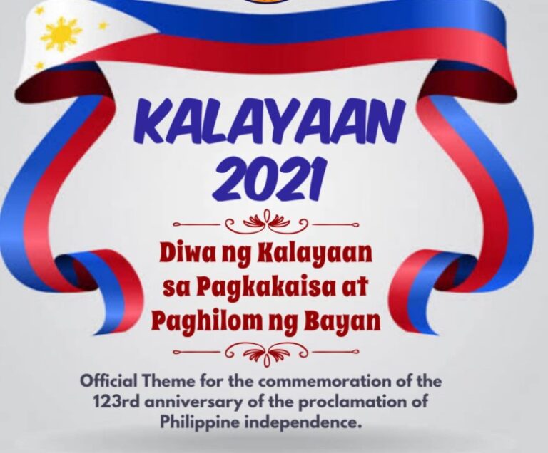 Philippine Independence Day - “Kalayaan 2021: "Diwa ng Kalayaan sa ...