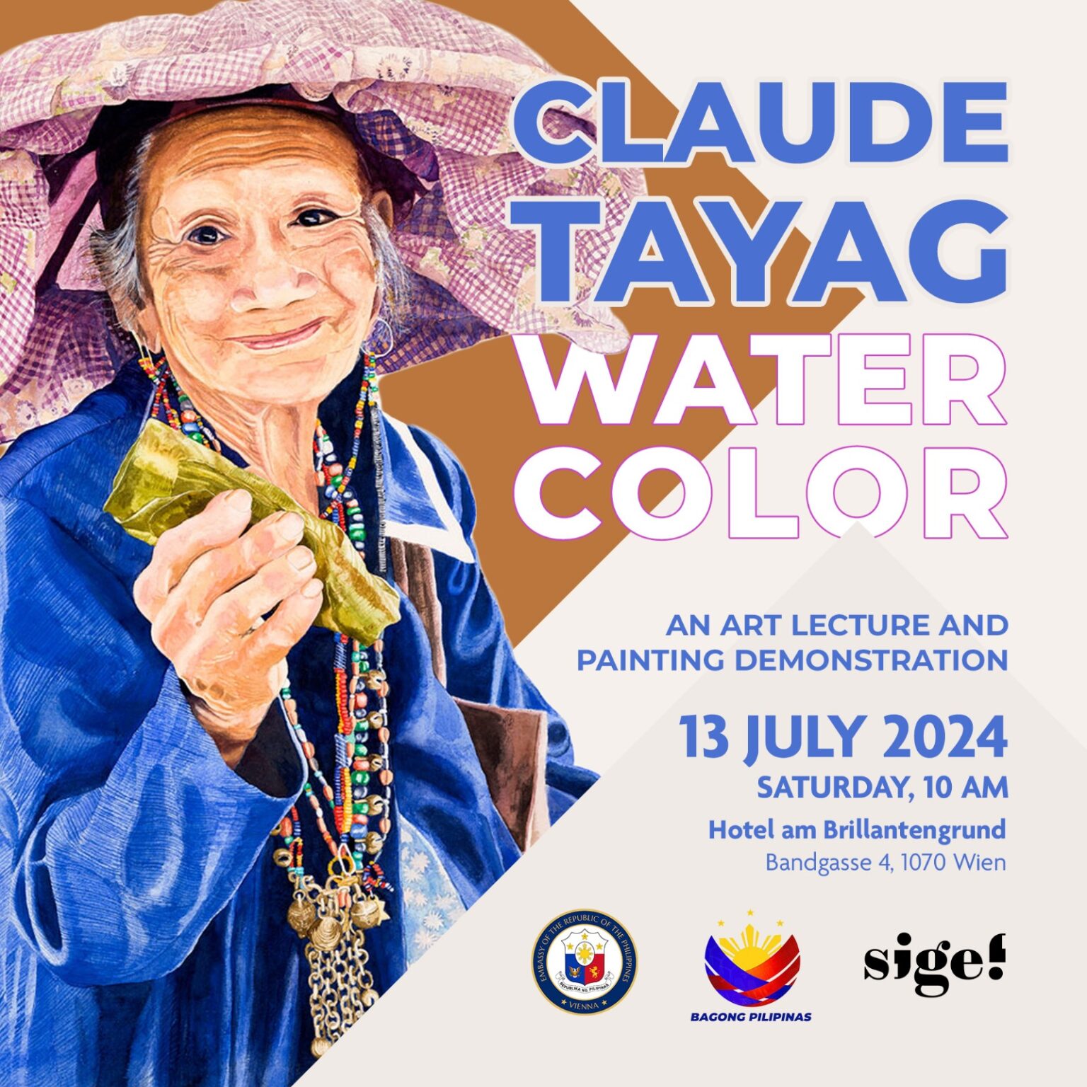 Art exhibit "Watercolors" by Filipino artist Claude Tayag staged in Vienna - Austrian News