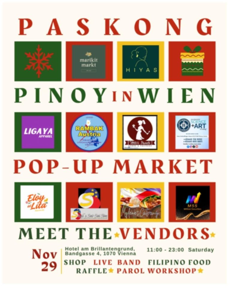 Paskong Pinoy in Wien 2025: A Filipino Christmas Pop-Up Market and ...